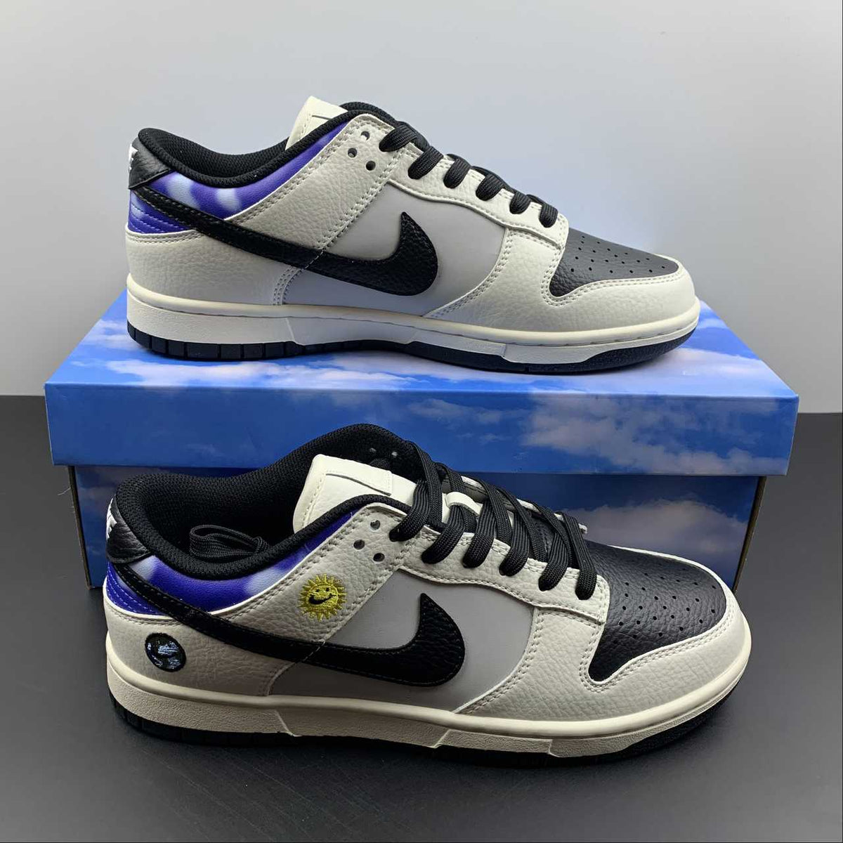 SB Dunk Low Beige Black Beicai Smiley Face BB1609-112 – juanma-shop