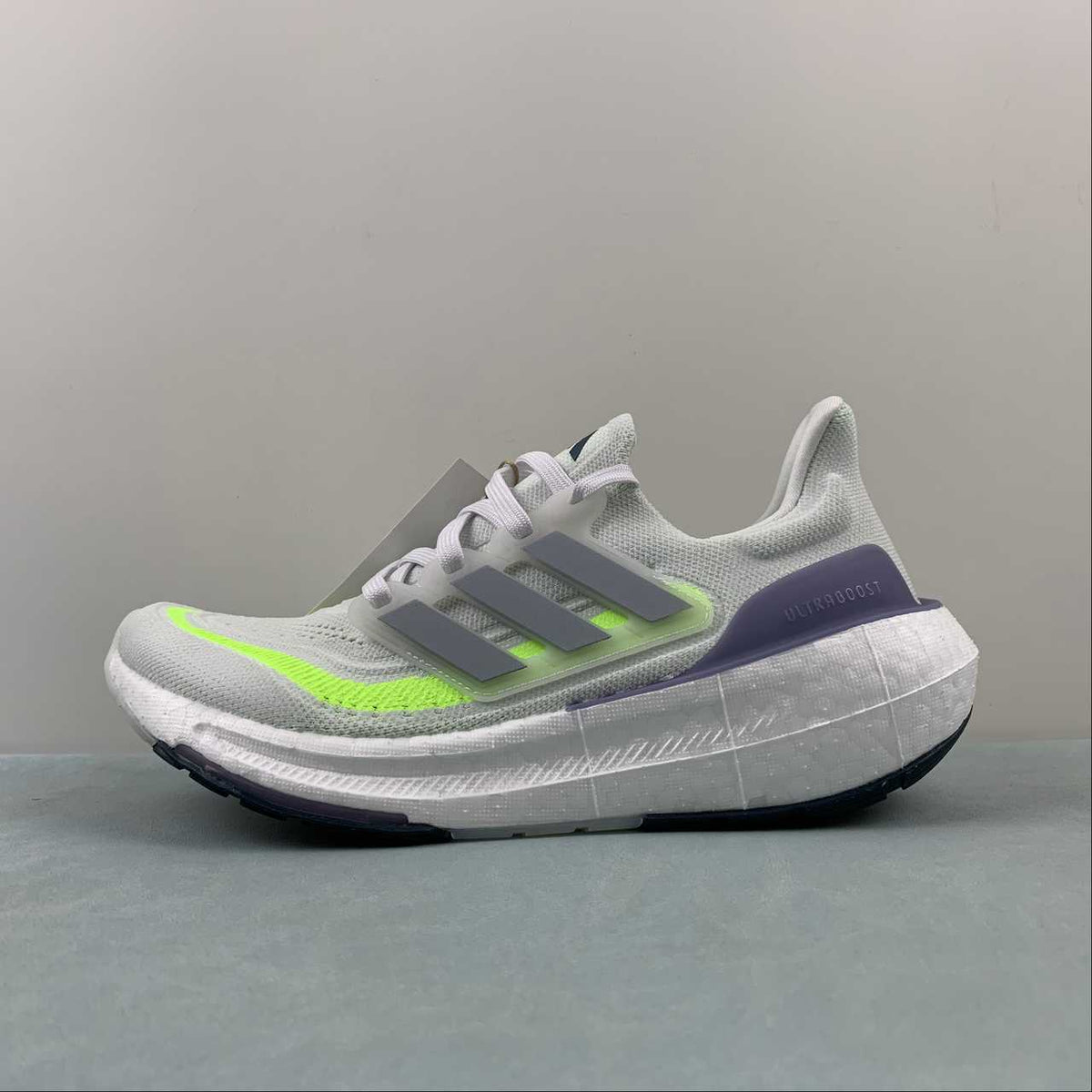 Adidas UltraBoost Light Cloud White Wonder Blue Lucid Lemon IE1775 ...