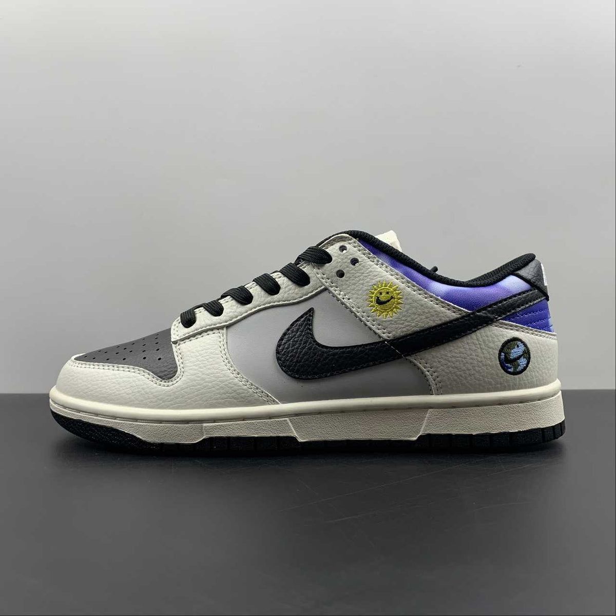 SB Dunk Low Beige Black Beicai Smiley Face BB1609-112 – juanma-shop