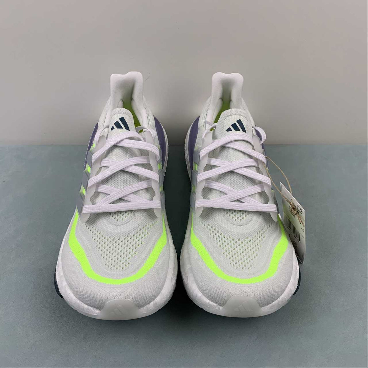 Adidas UltraBoost Light Cloud White Wonder Blue Lucid Lemon IE1775 ...