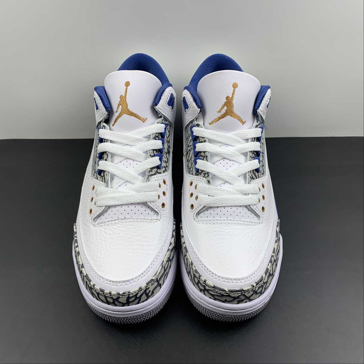 Air Jordan 3 Retro Wizards White Metallic Copper True Blue Cement Grey ...
